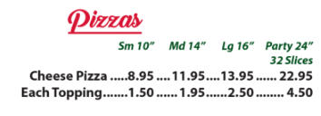 PIZZA HAVEN | MENU | ORDER ON-LINE